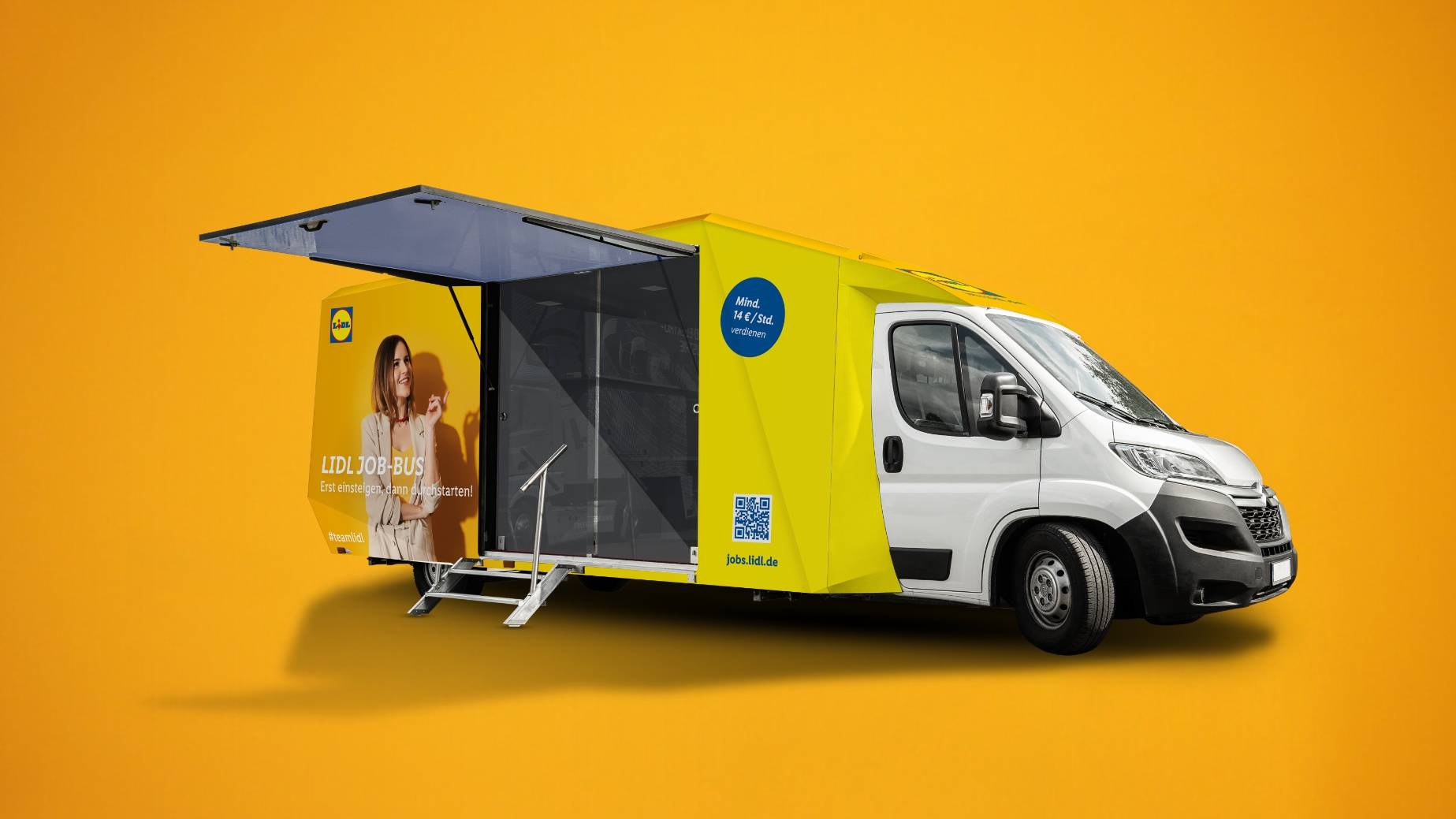 Der Lidl Job-Bus kommt zu dir!