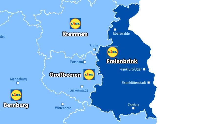 Lidl Regionen & Logistikzentren | Lidl